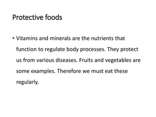 Classification of food | PPTX