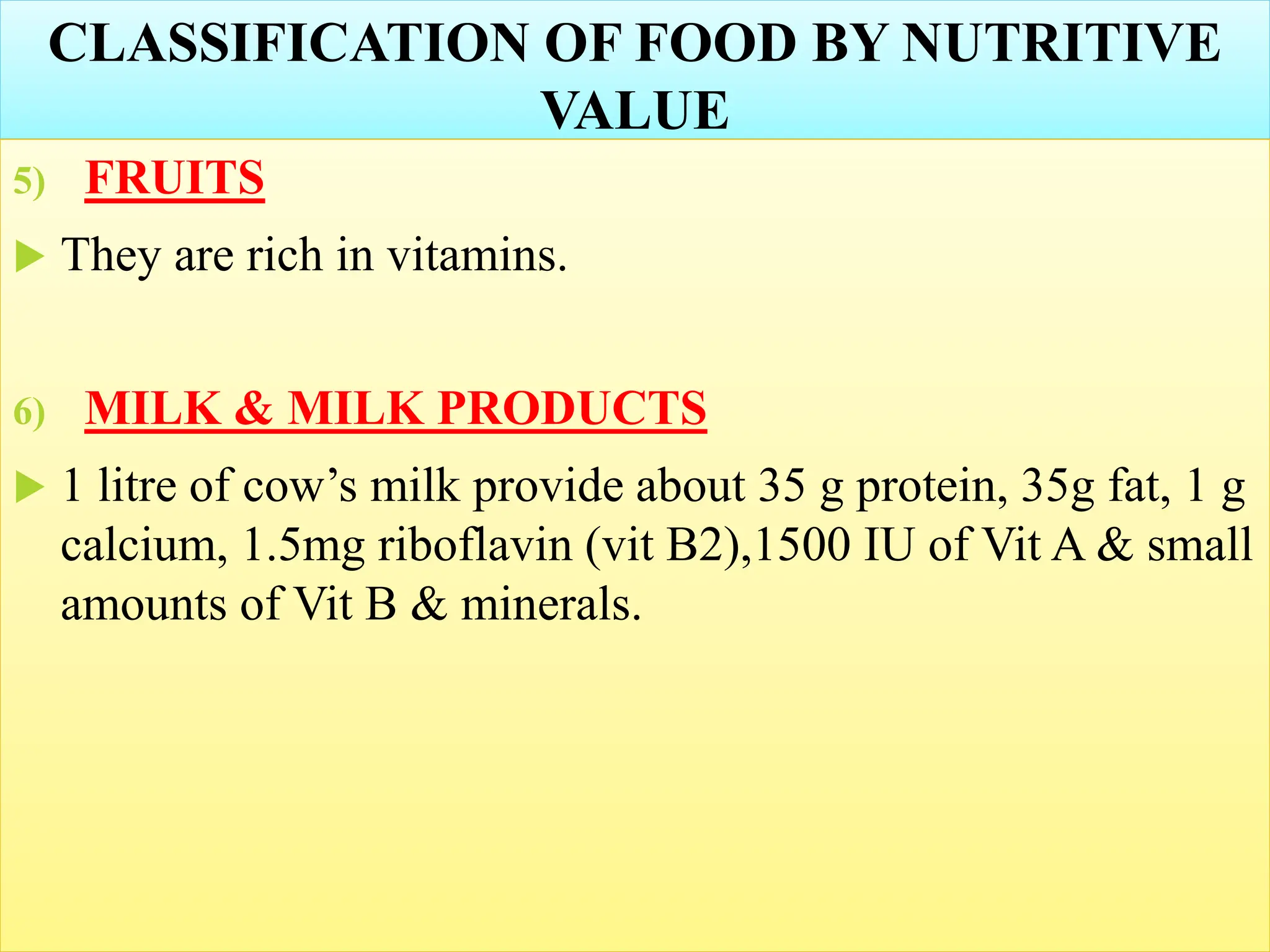 classification of food and its types .pptx