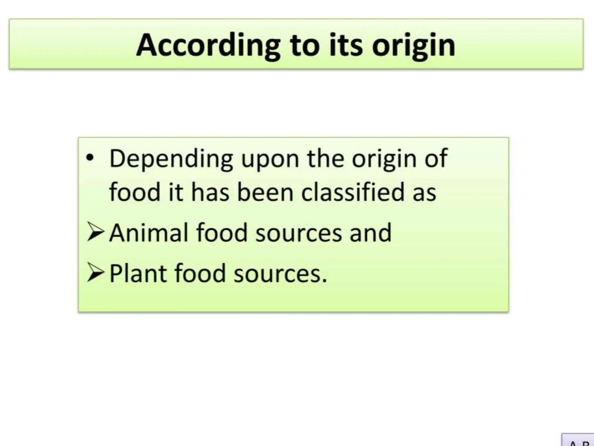 classification of food and its types .pptx
