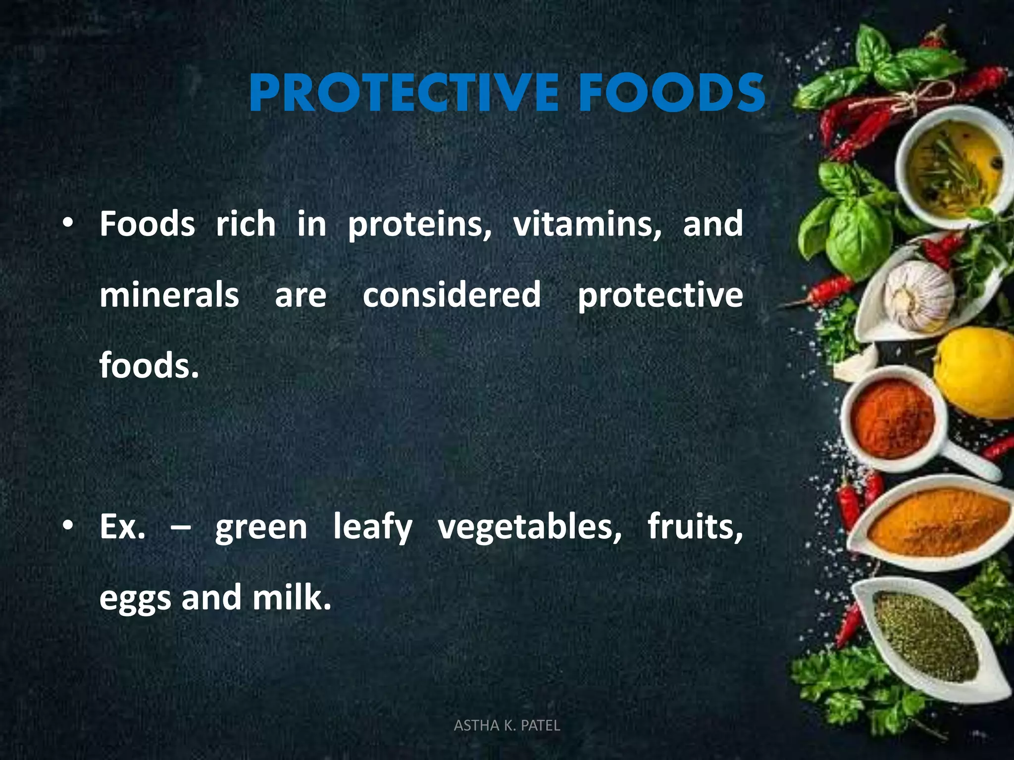 Classification of food by Astha k. patel | PPTX