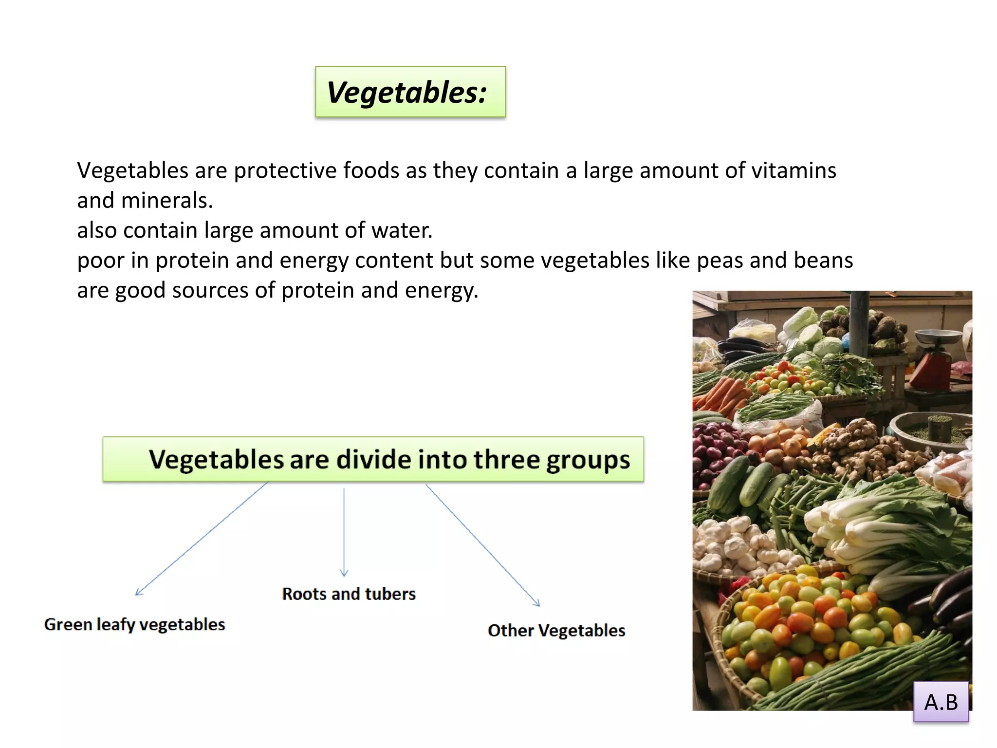 Classification of foods | PDF