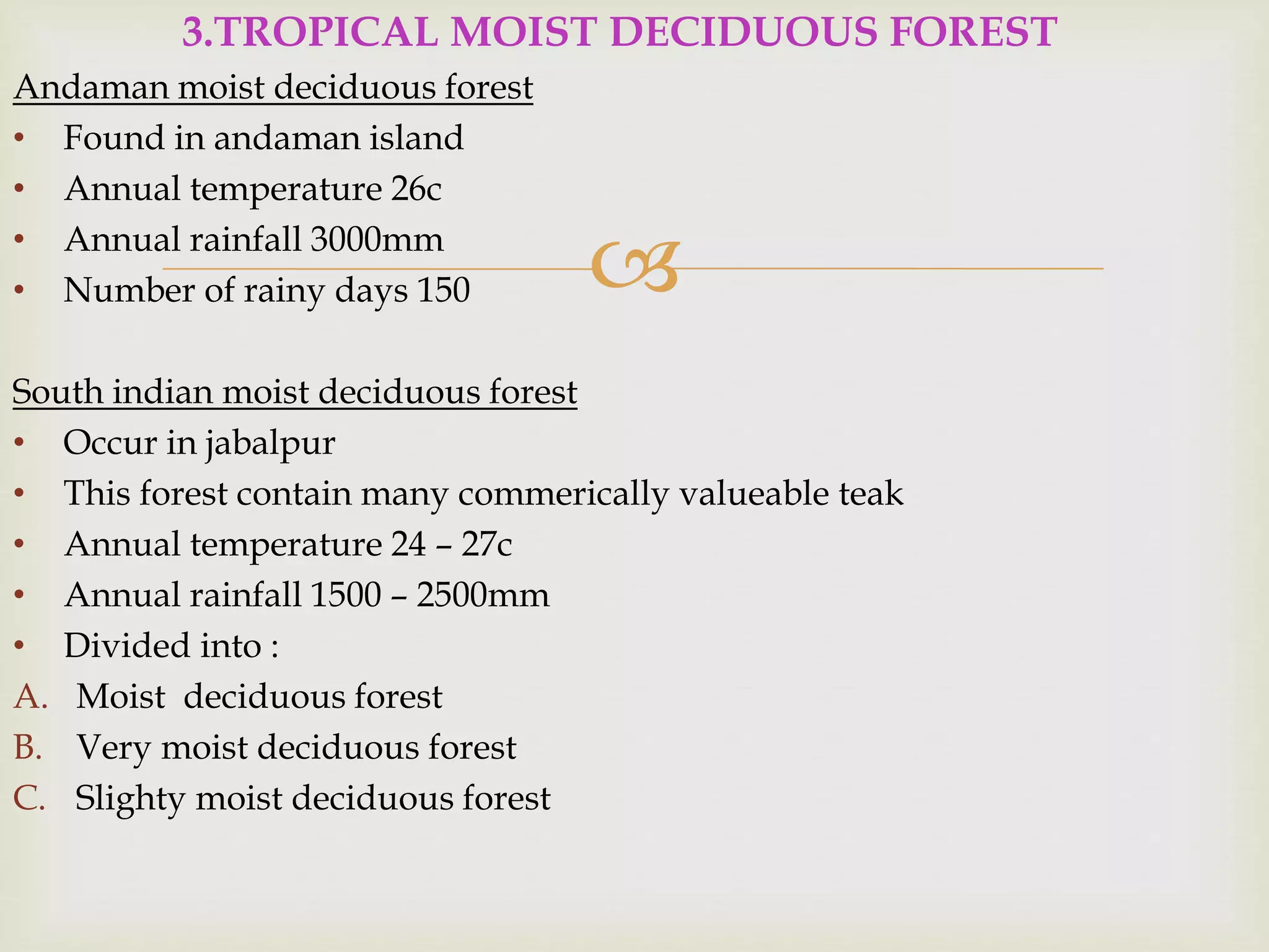 CLASSIFICATION OF FOREST | PPTX