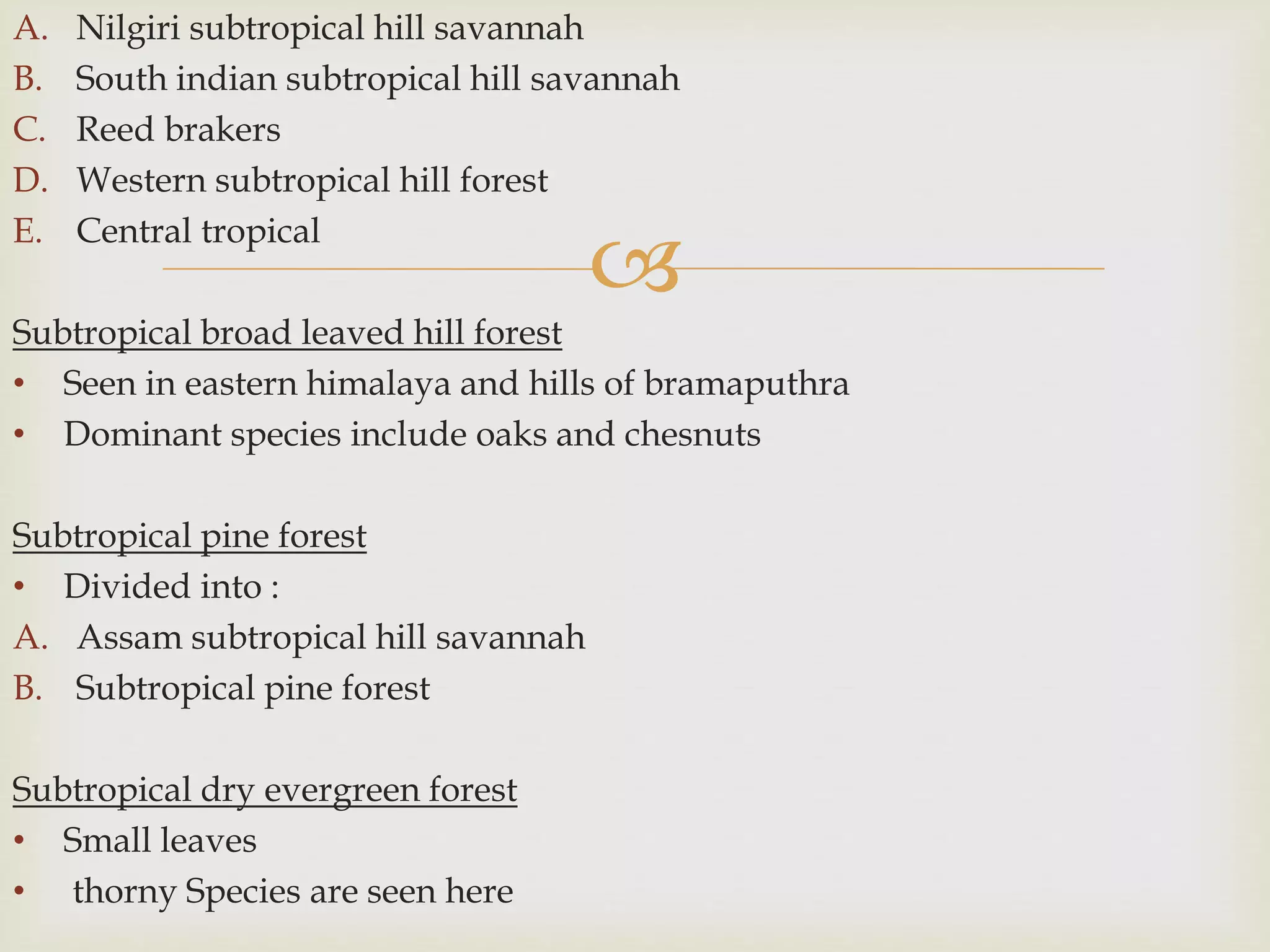 CLASSIFICATION OF FOREST | PPTX