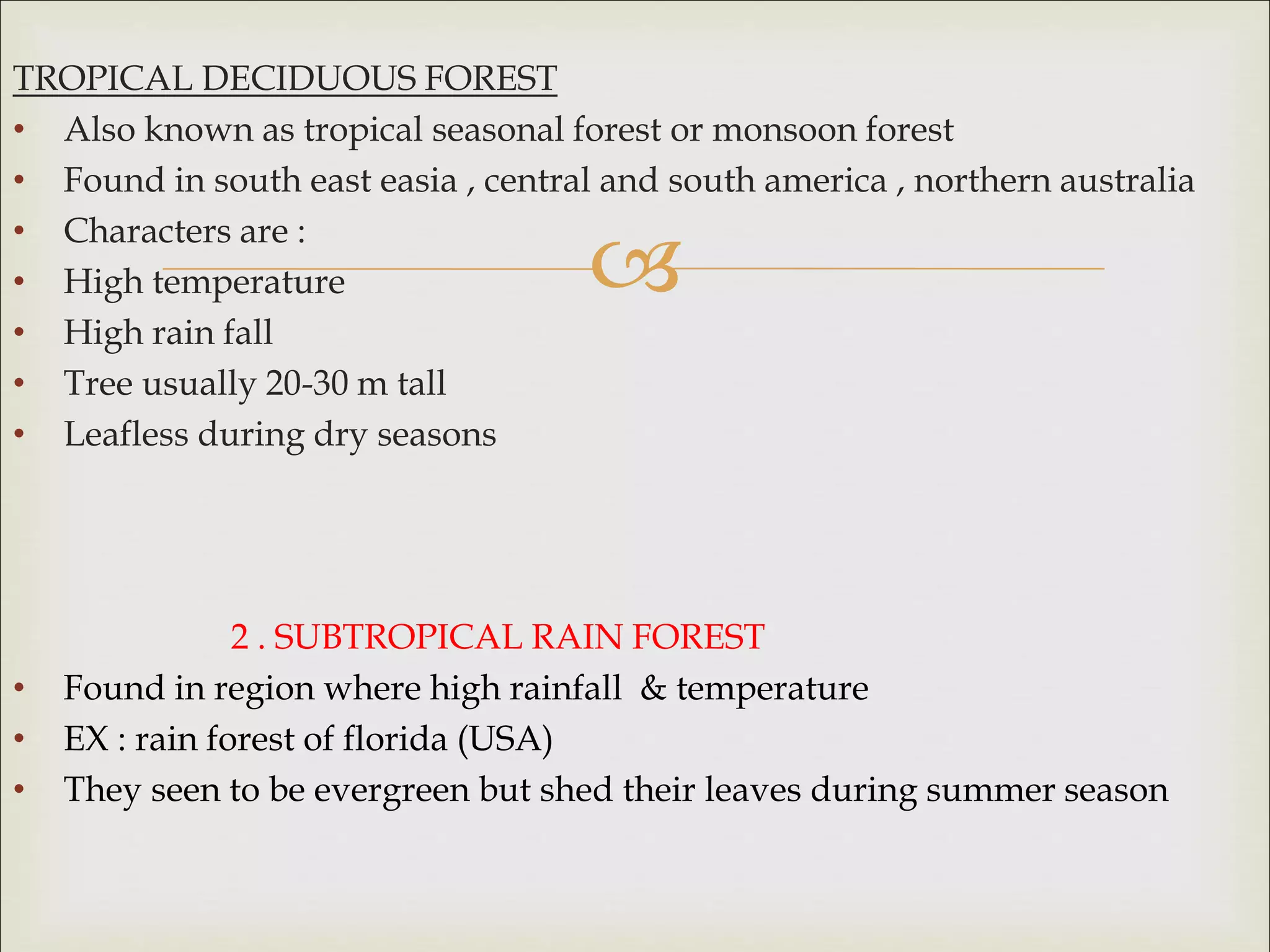 CLASSIFICATION OF FOREST | PPTX