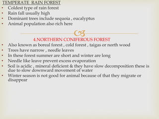 CLASSIFICATION OF FOREST | PPTX
