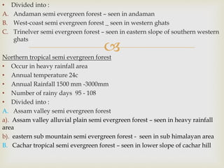 CLASSIFICATION OF FOREST | PPTX