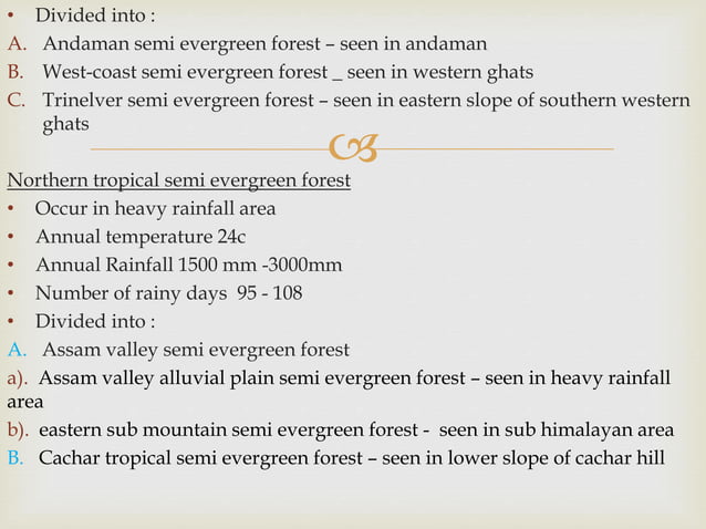 CLASSIFICATION OF FOREST | PPTX | Weather | Science