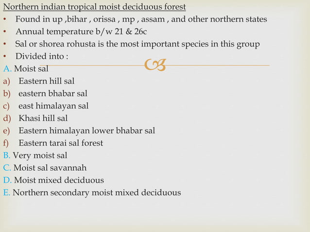 CLASSIFICATION OF FOREST | PPTX | Weather | Science