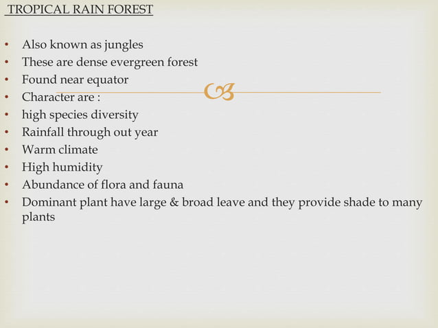 CLASSIFICATION OF FOREST | PPTX | Weather | Science