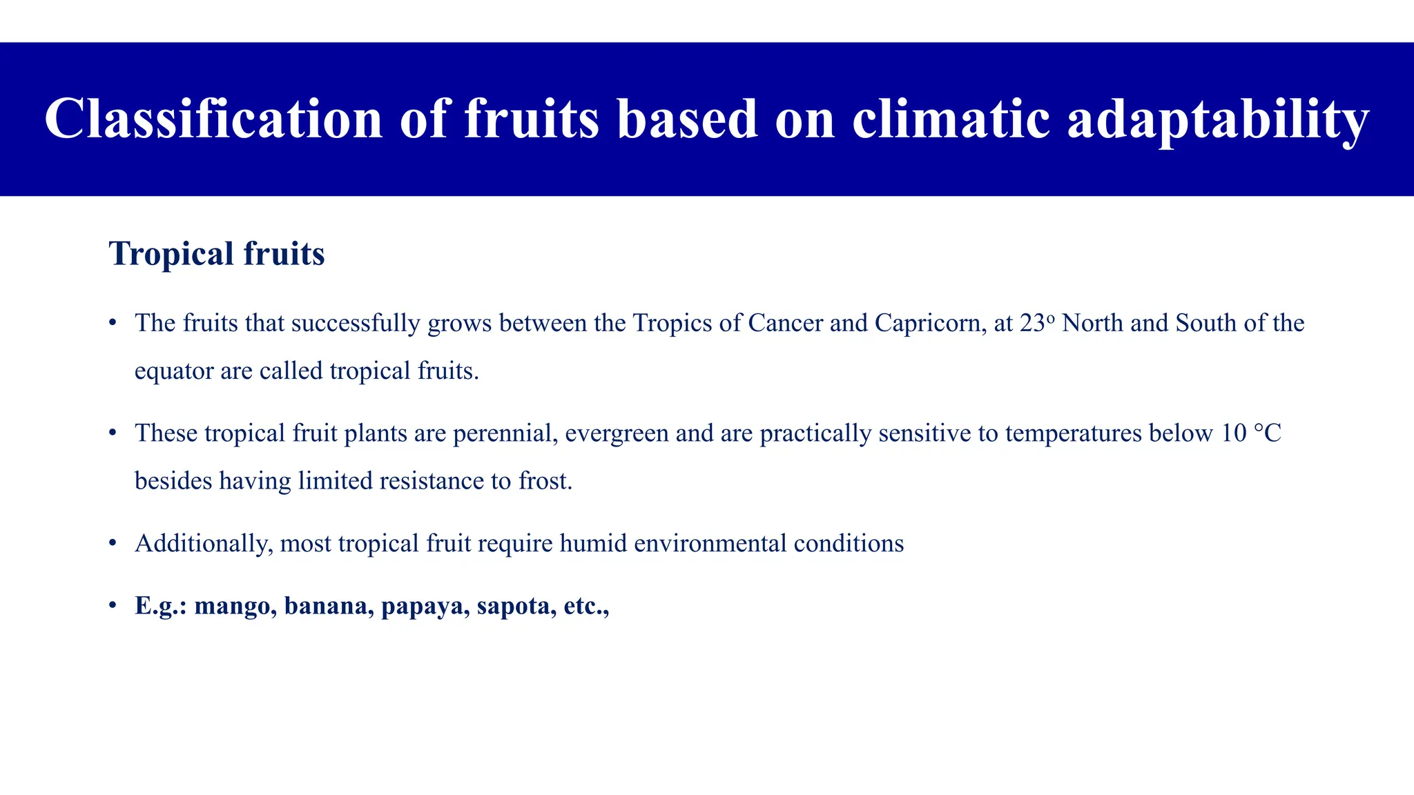 Classification of tropical, Subtropical and Temperate Fruits.pdf