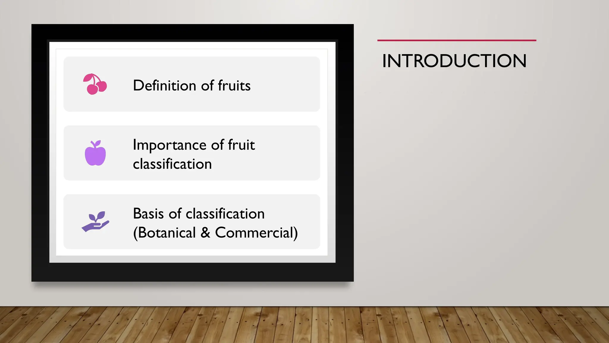 Classification of Fruits in Horticulture planting.pptx