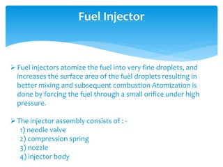 Classification of fuel injectors and nozzle | PPTX