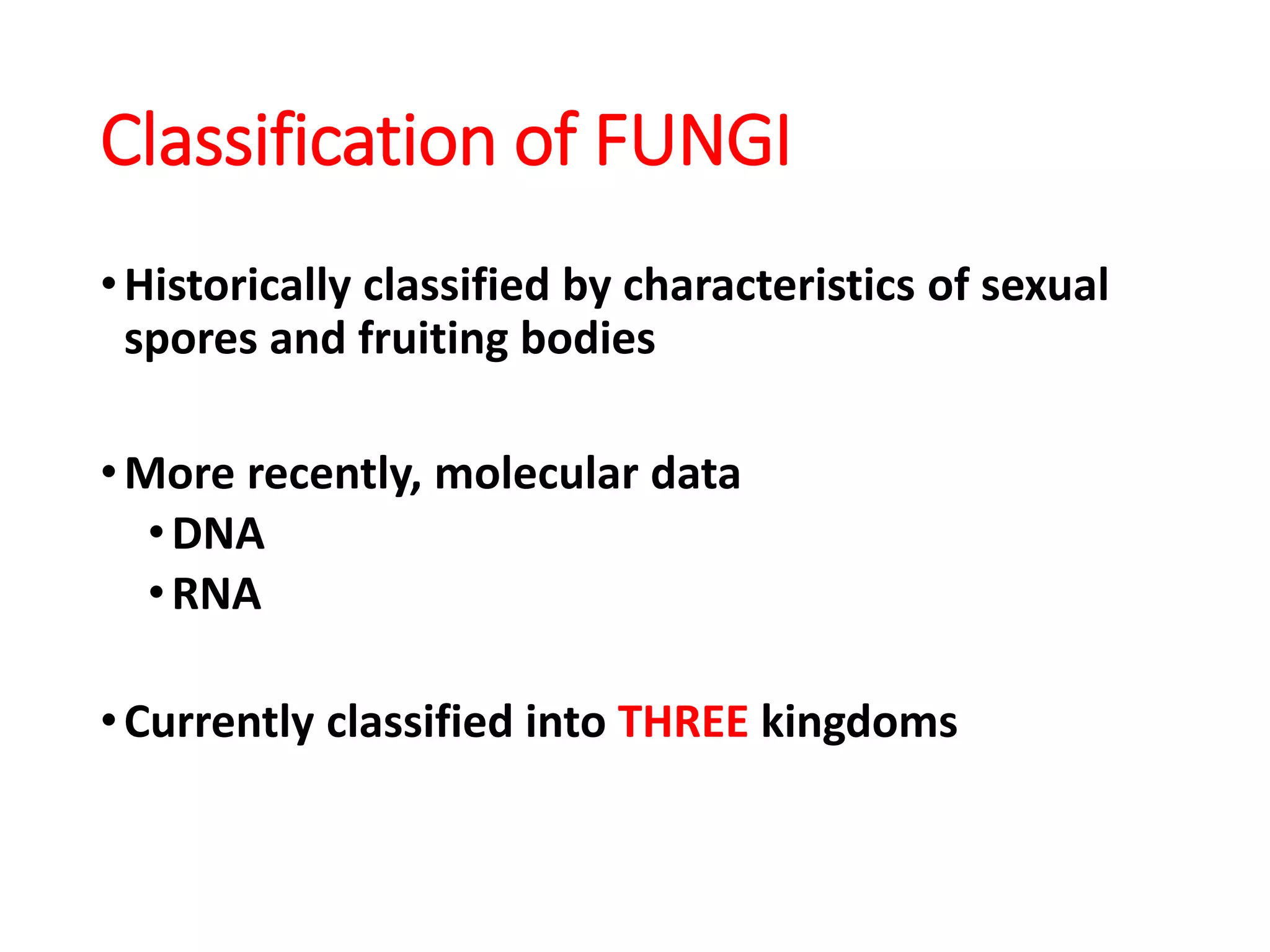 Classification of fungi | PPT