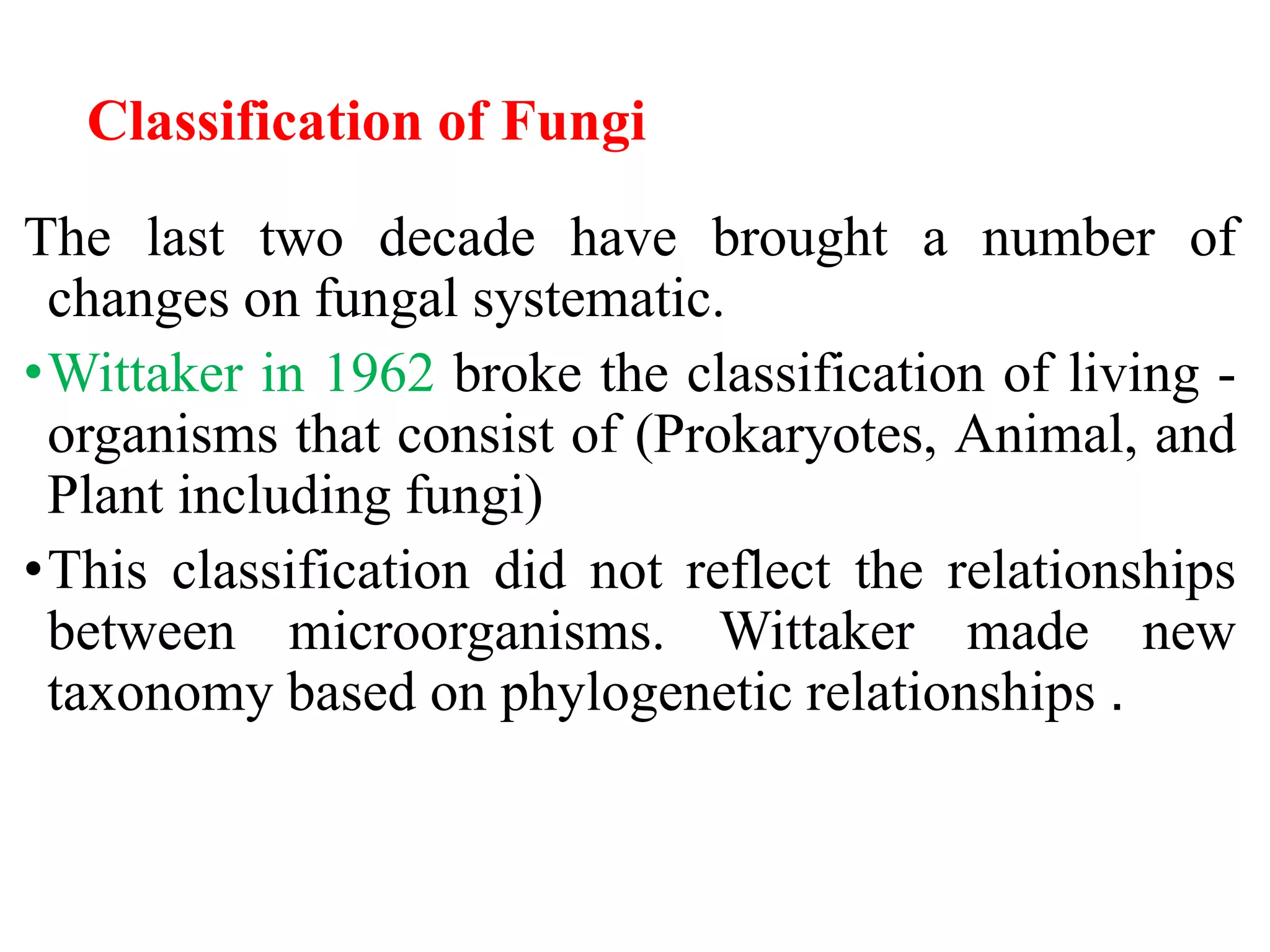 Classification of fungi | PPT