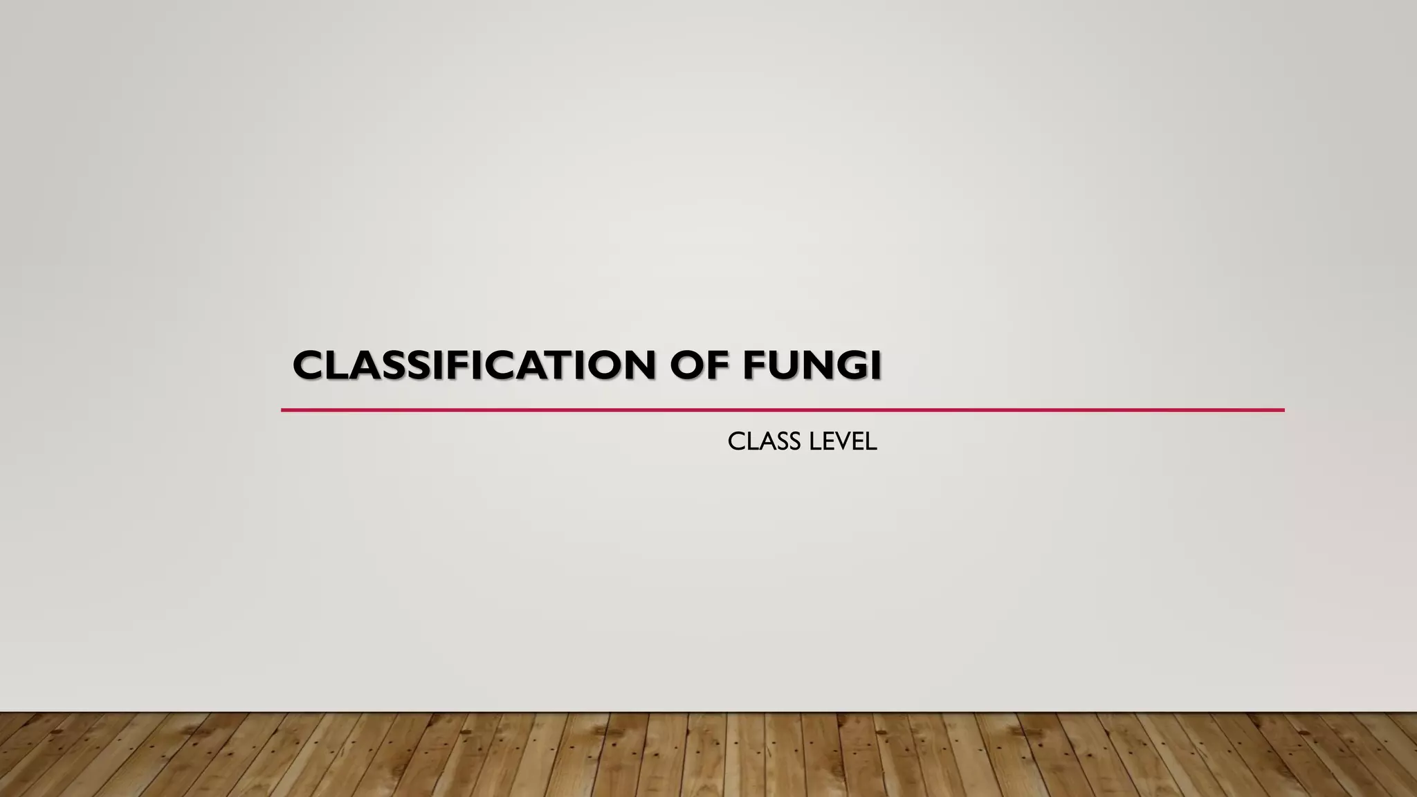 Classification of fungi | PDF