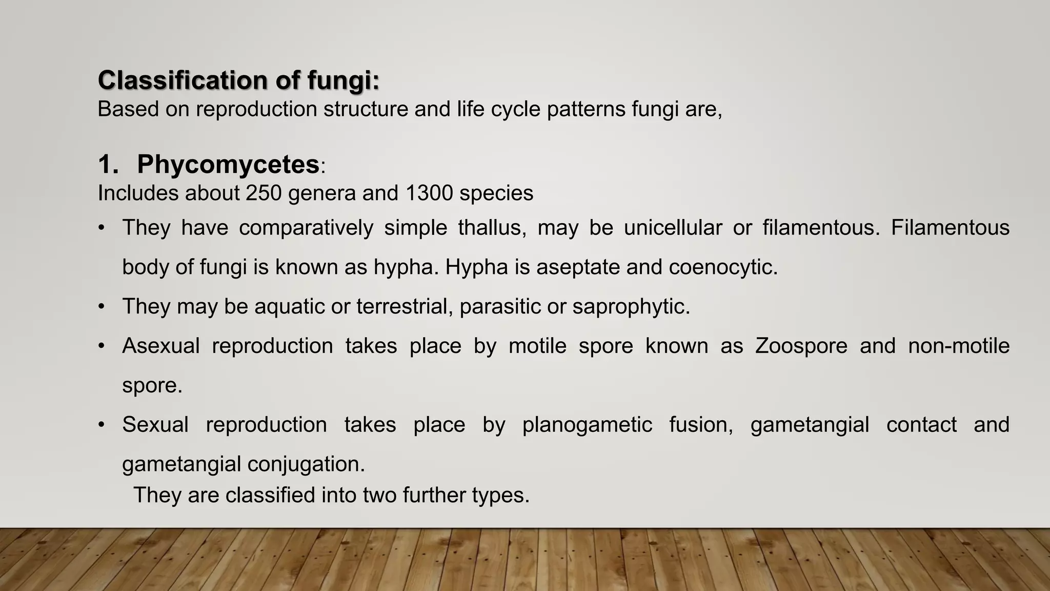 Classification of fungi | PDF