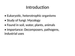 Classification of Fungi and it's classes.pptx