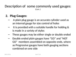 Classification of different types Gauges.ppt