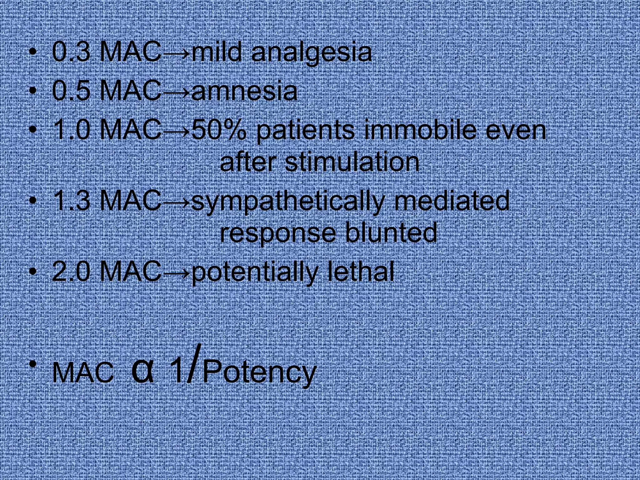 Classification of general anaesthetics and pharmacokinetics | PPT
