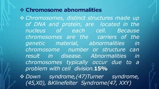 Classification of genetic disease | PPTX