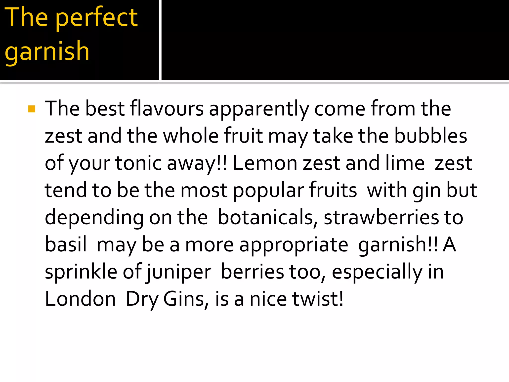 Classification of gin | PPTX