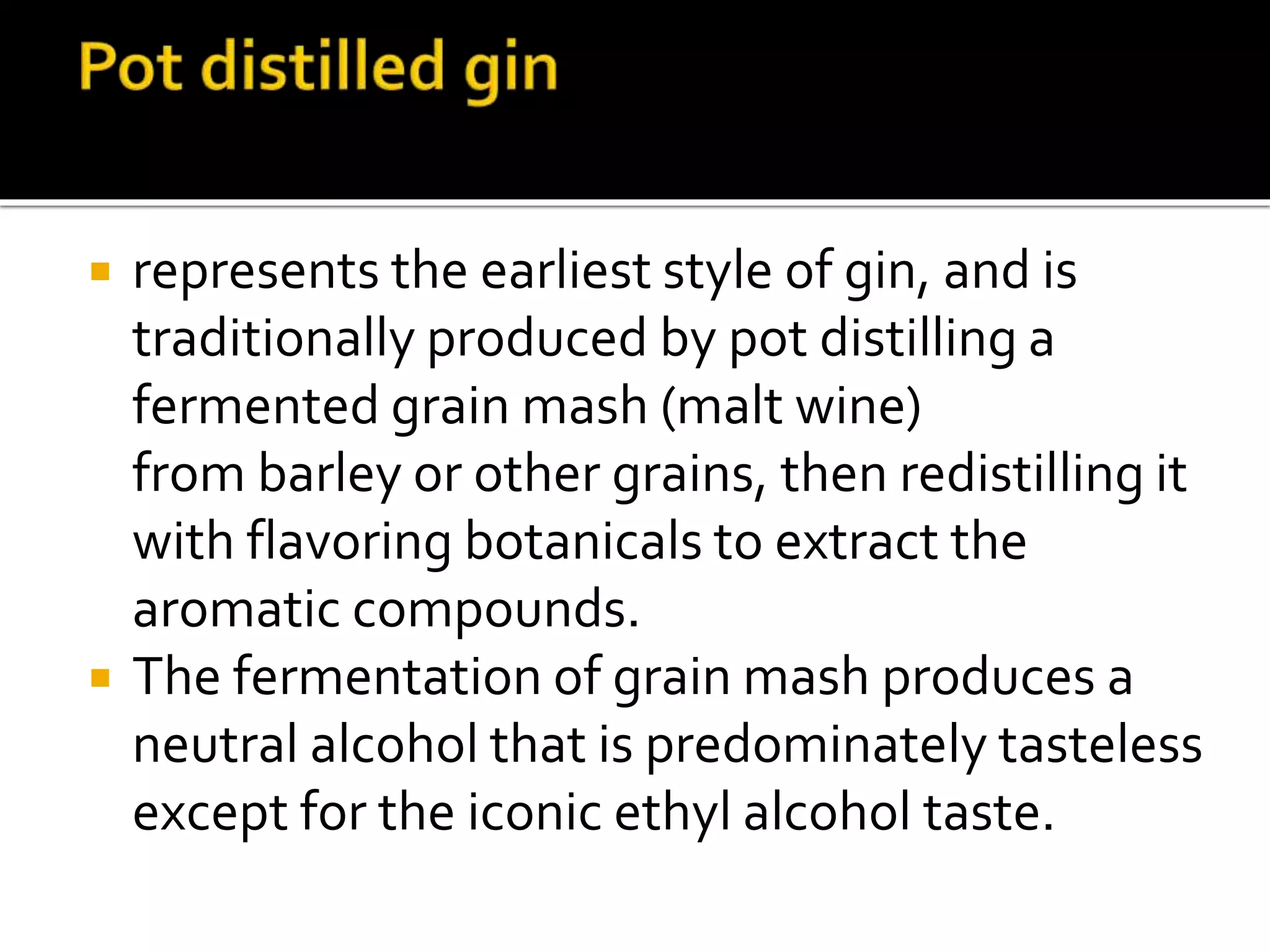 Classification of gin | PPTX