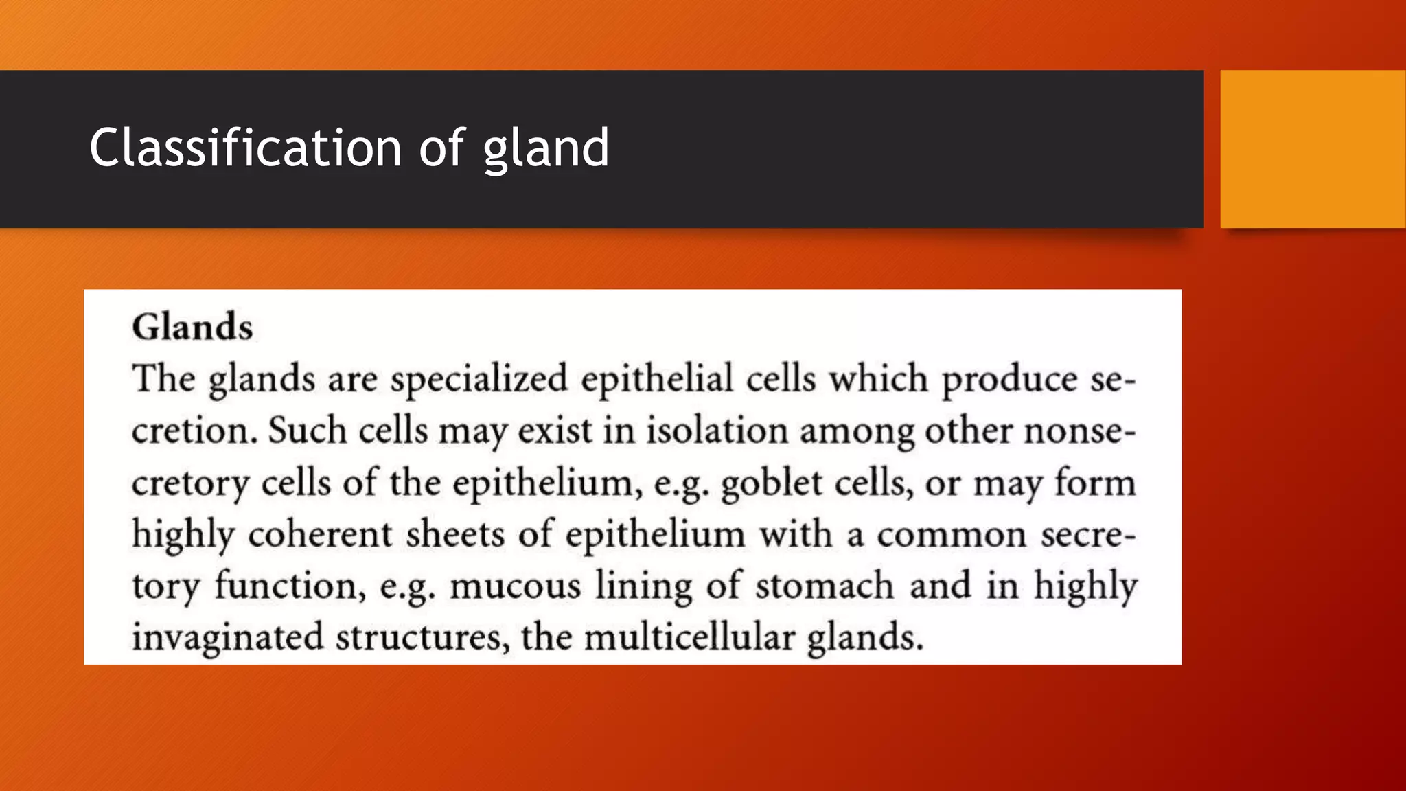 Classification of gland.pptx