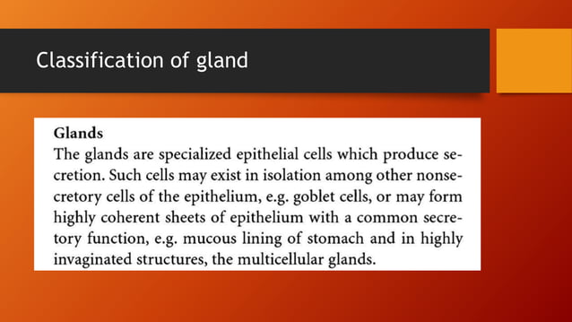Classification of gland.pptx