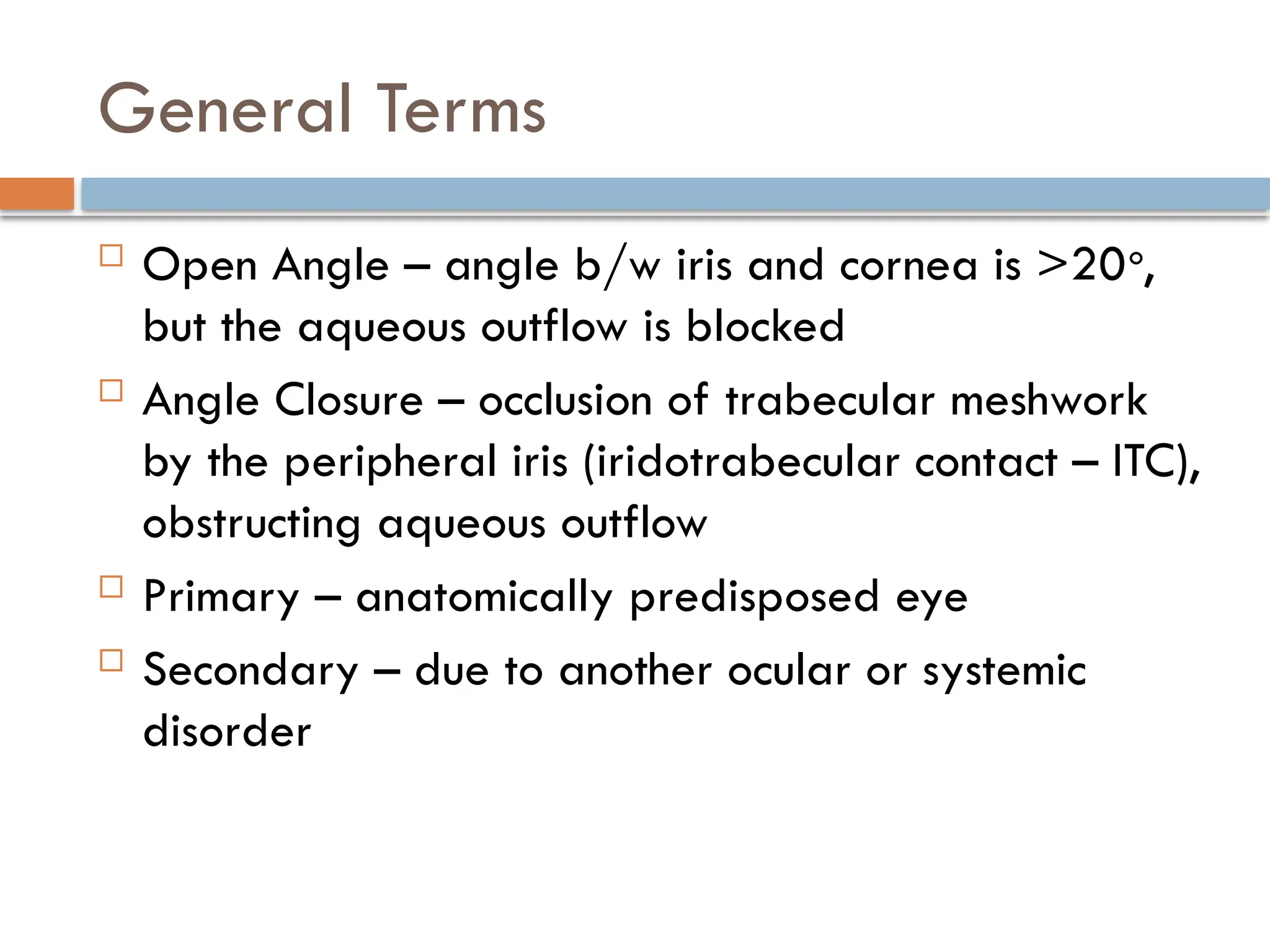 CLASSIFICATION OF GLAUCOMA (including Paediatric Glaucoma).pptx