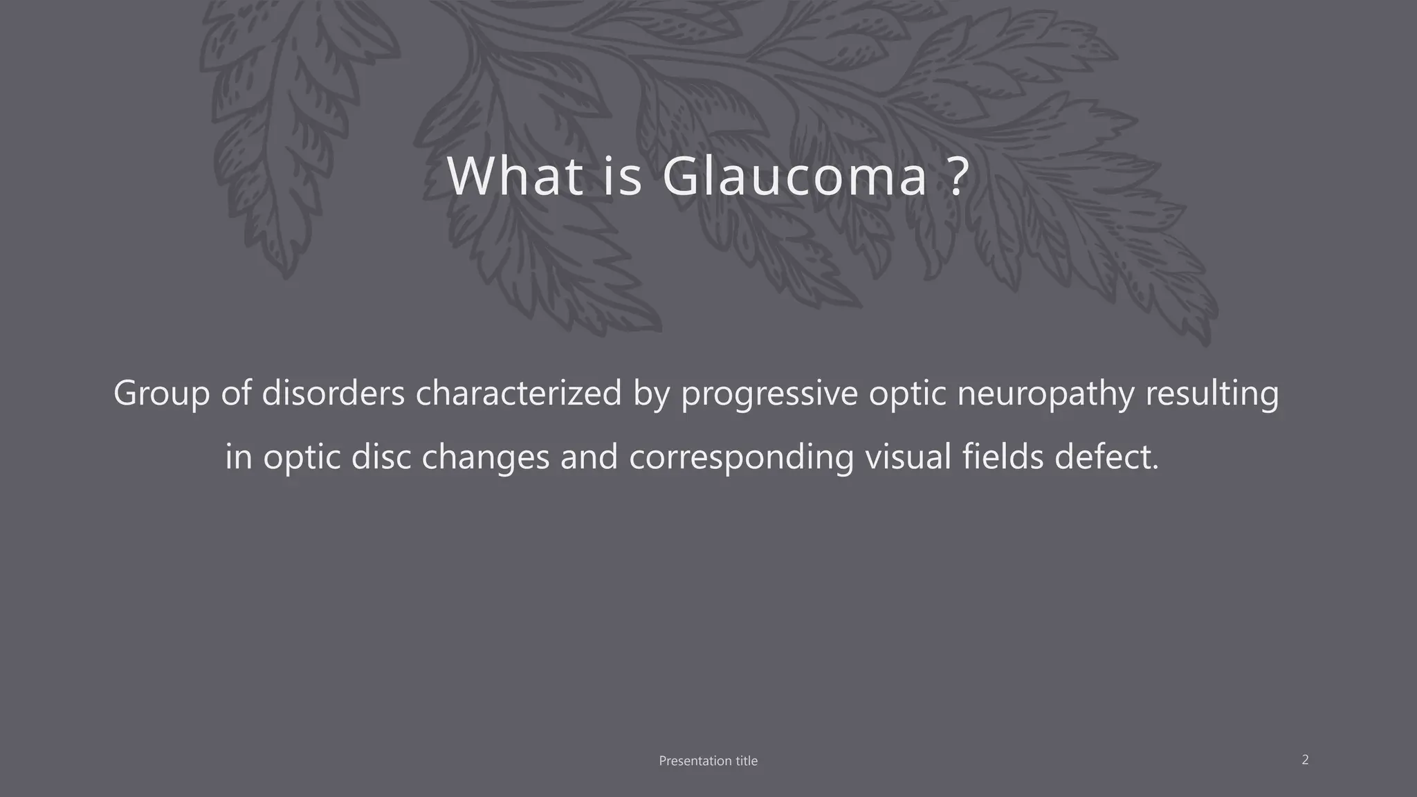 General Classification Of GLAUCOMA..pptx