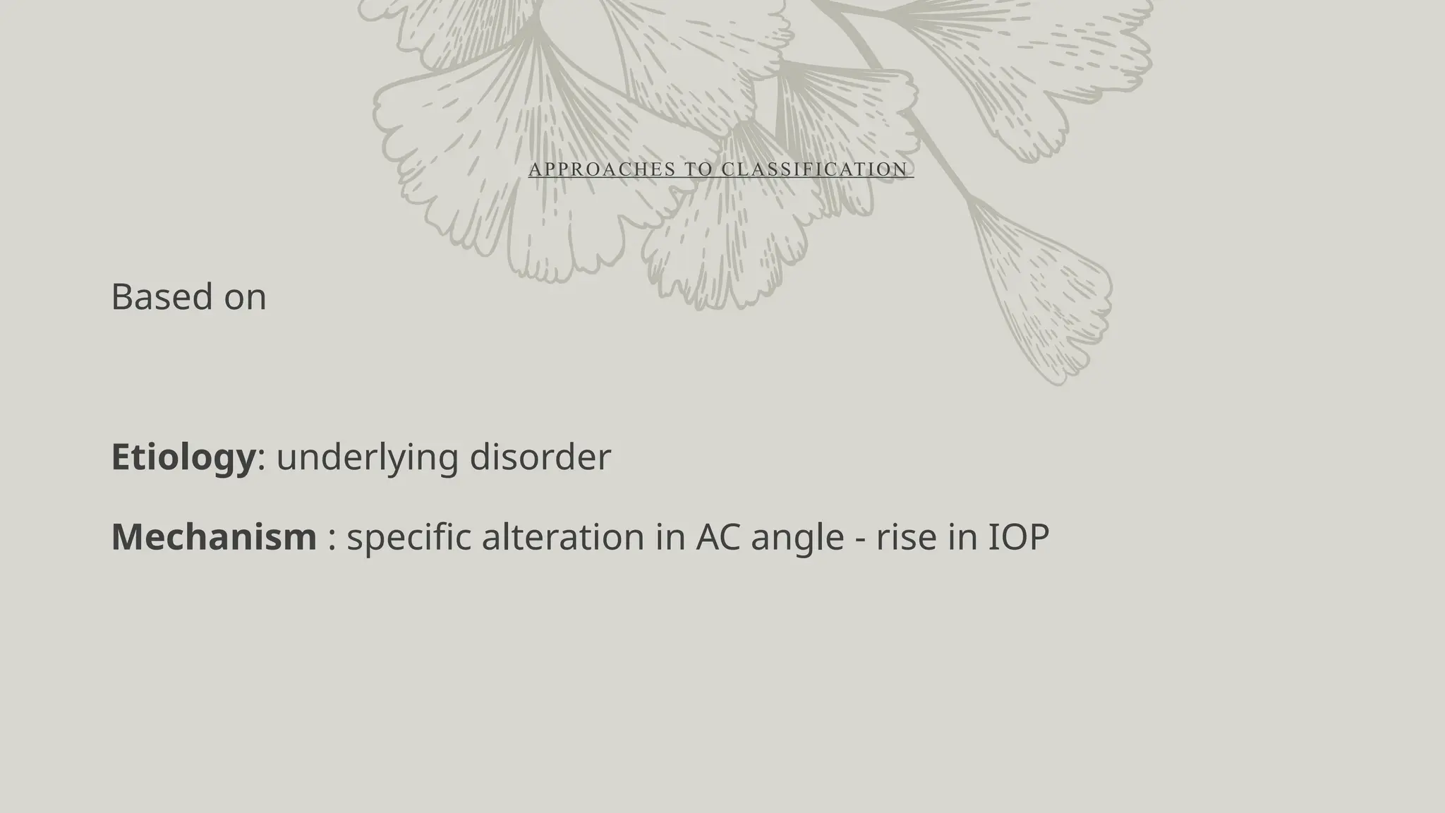 General Classification Of GLAUCOMA..pptx
