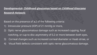 General Classification Of GLAUCOMA..pptx