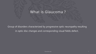 General Classification Of GLAUCOMA..pptx