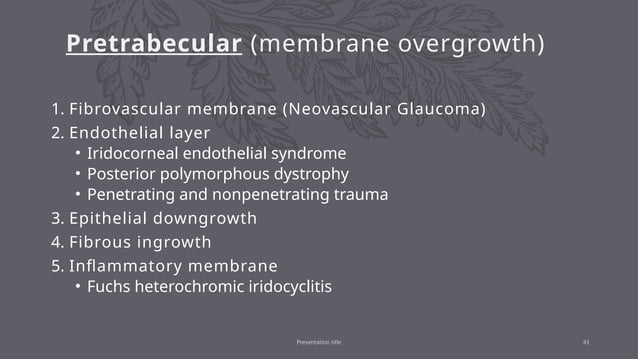General Classification Of GLAUCOMA..pptx