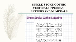 Classification of gothic letters | PPTX