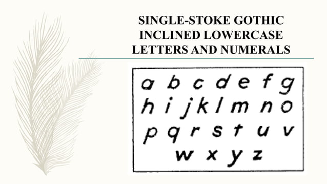 Classification of gothic letters | PPTX | Web Design and HTML | Internet