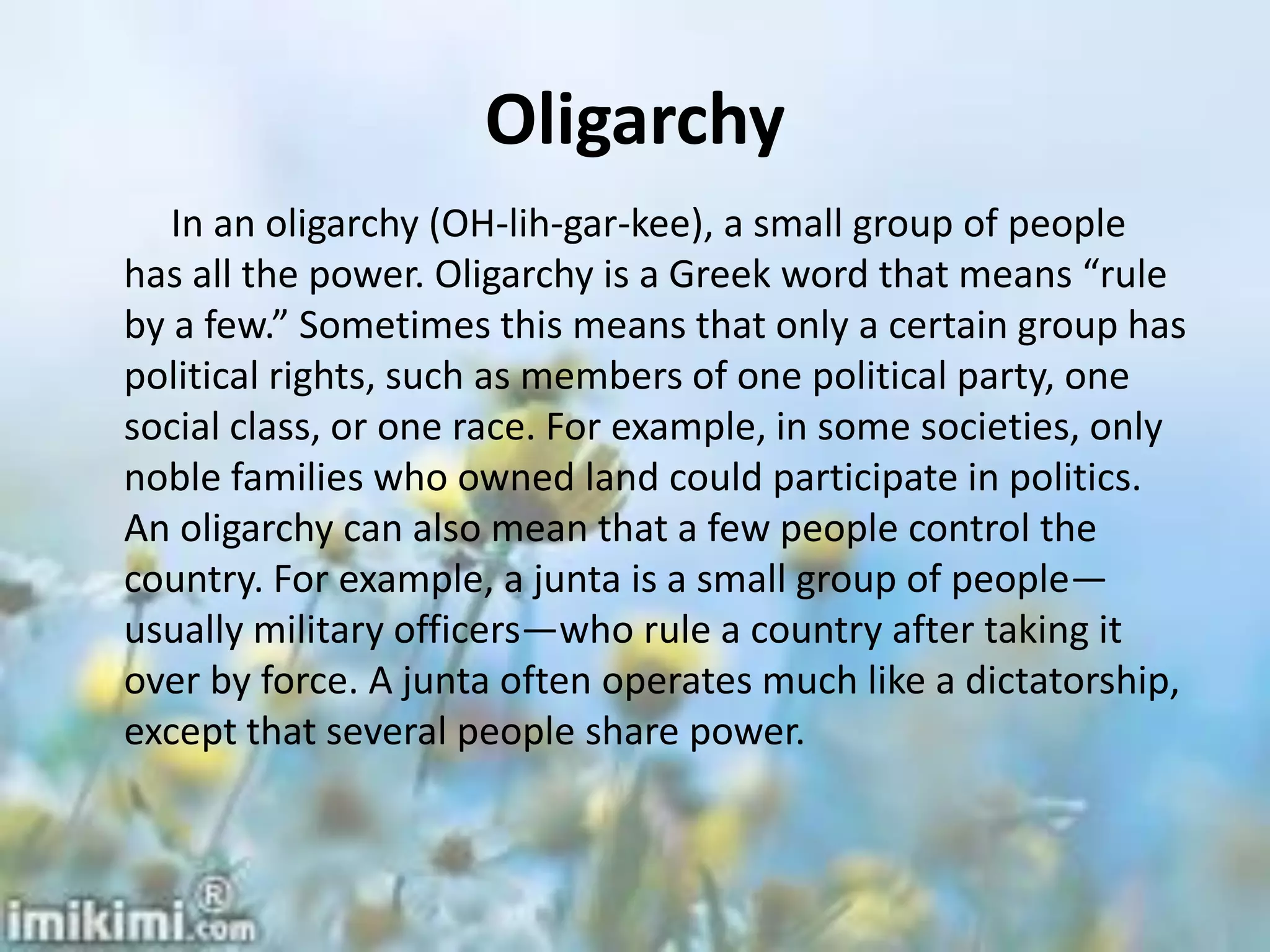 Classification of Government | PDF