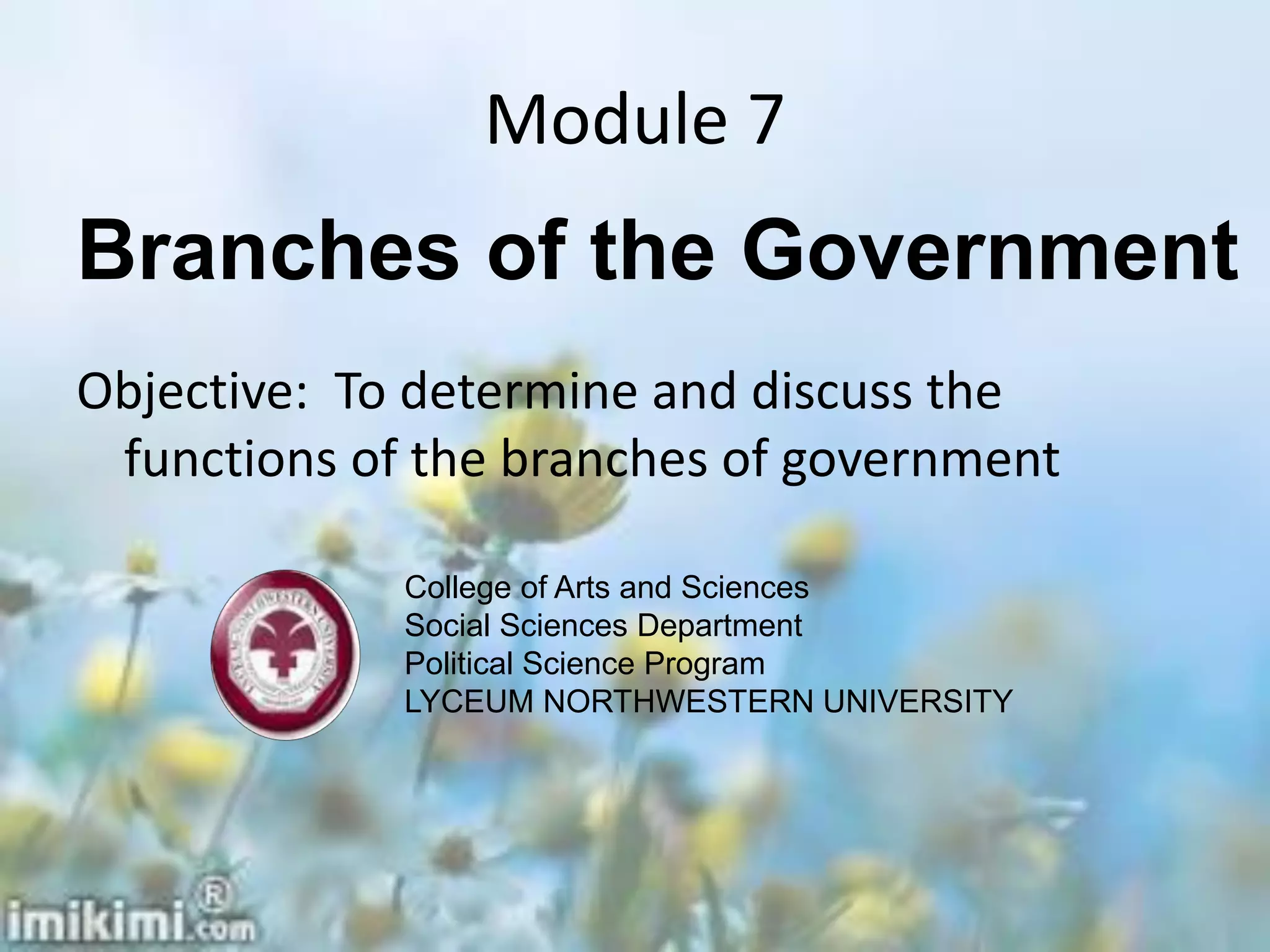 Classification of Government | PDF