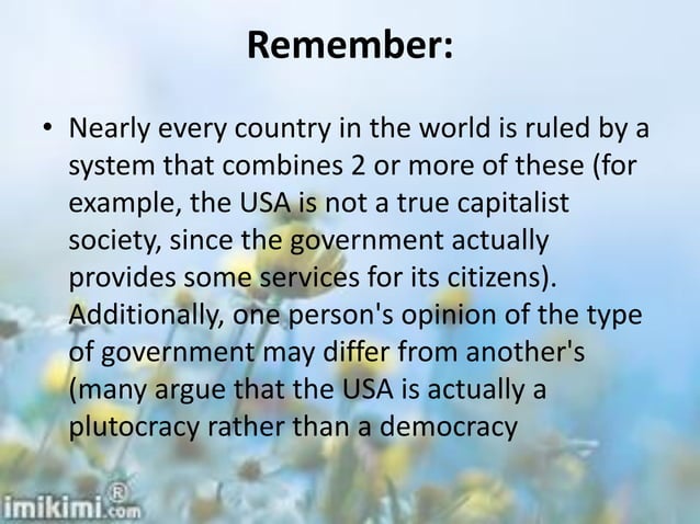 Classification of Government | PDF