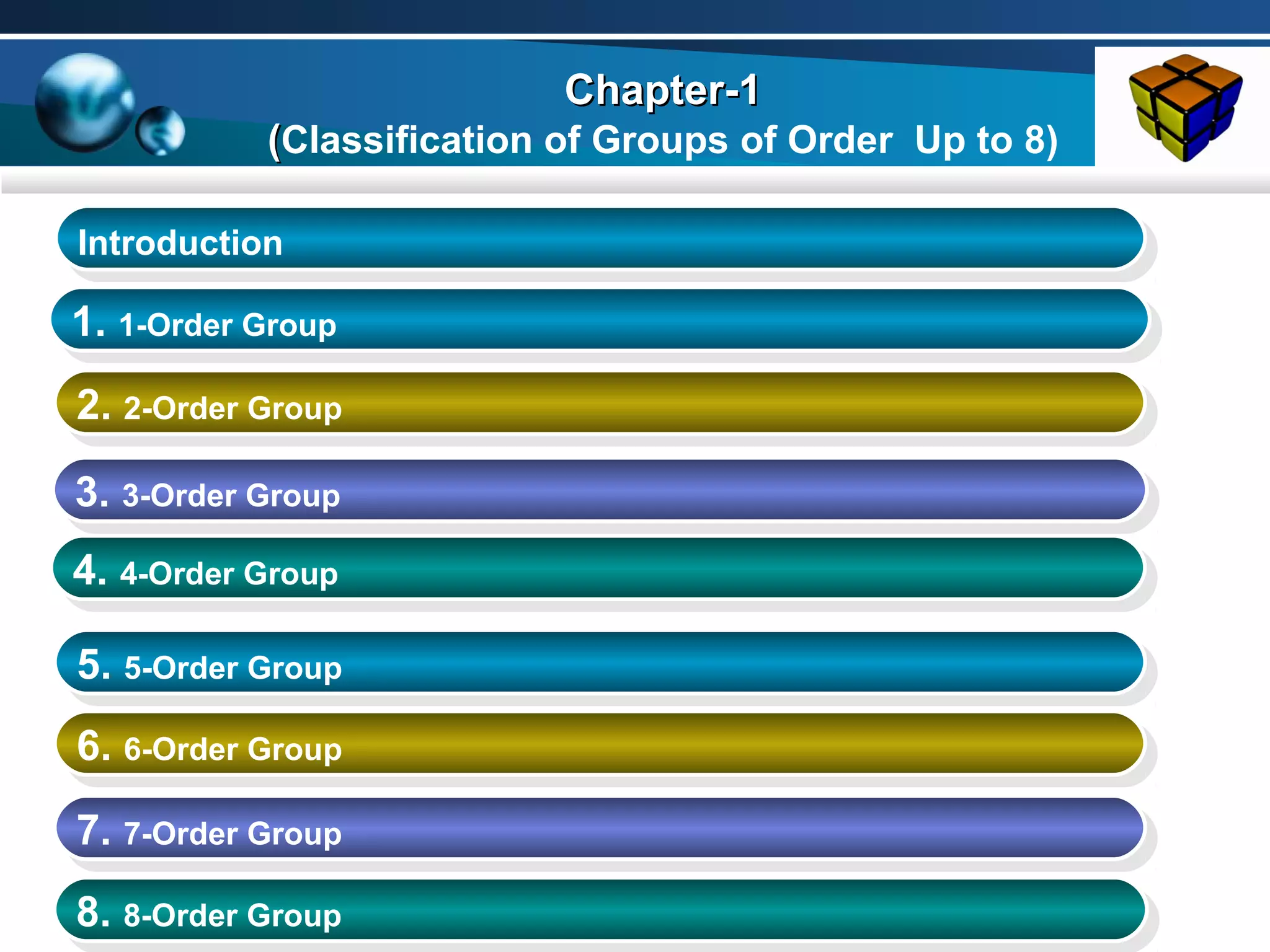 Classification of Groups and Homomorphism -By-Rajesh Bandari Yadav | PPT