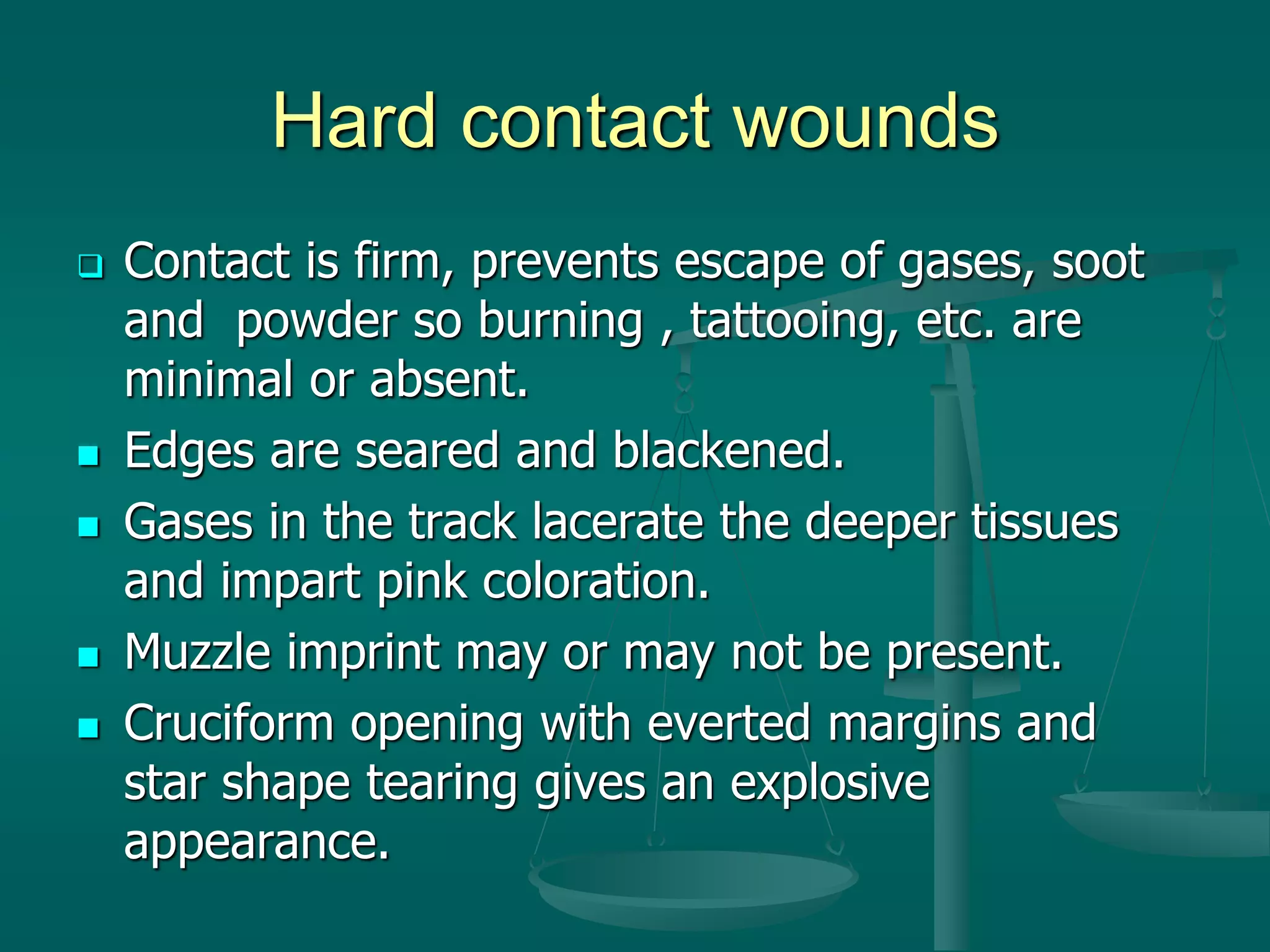 Classification of gunshot wounds | PPTX