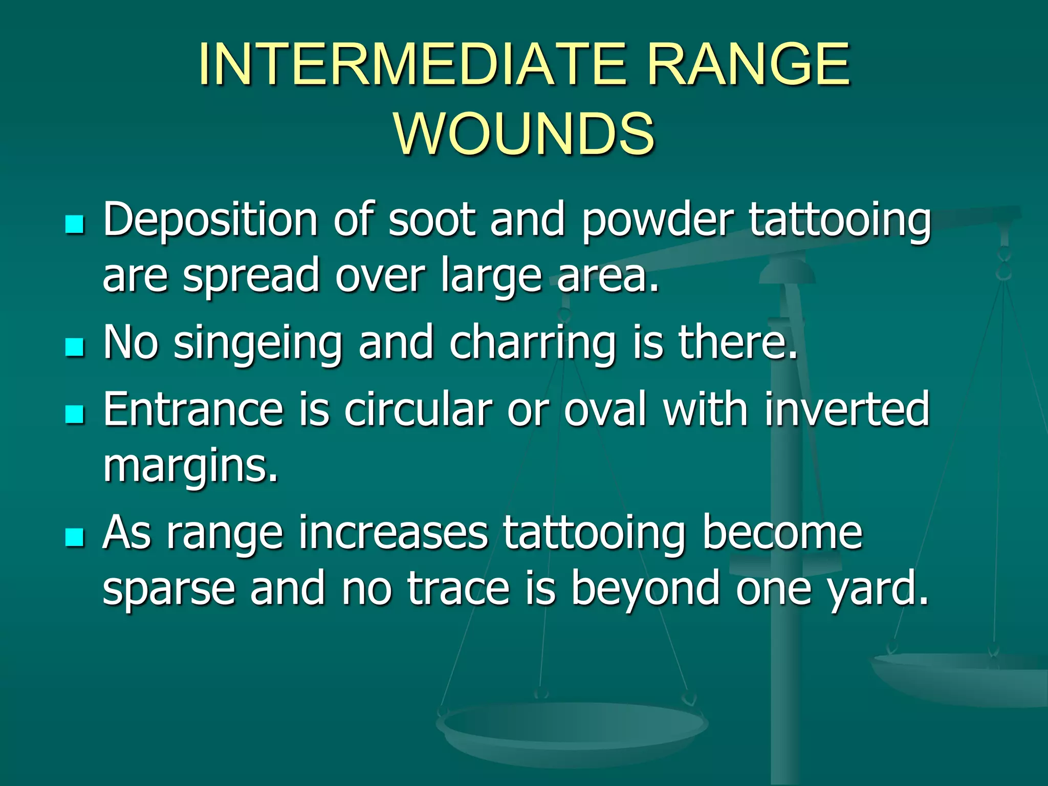 Classification of gunshot wounds | PPTX
