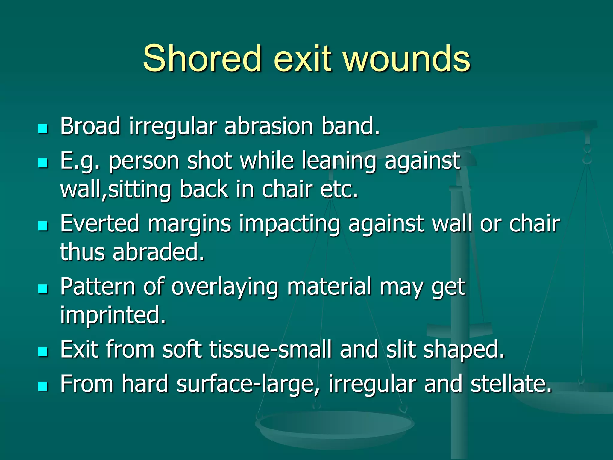 Classification of gunshot wounds | PPTX