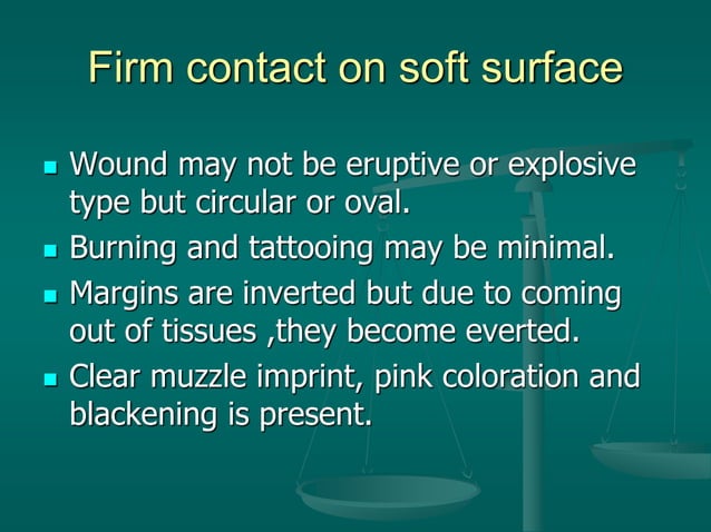 Classification of gunshot wounds | PPTX