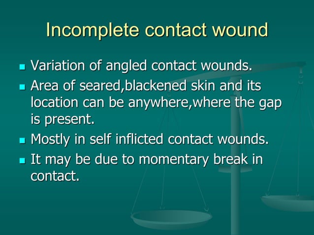 Classification of gunshot wounds | PPTX