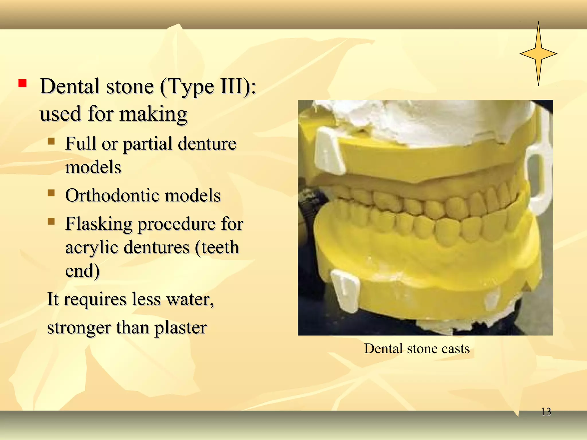Classification of gypsum | PPT