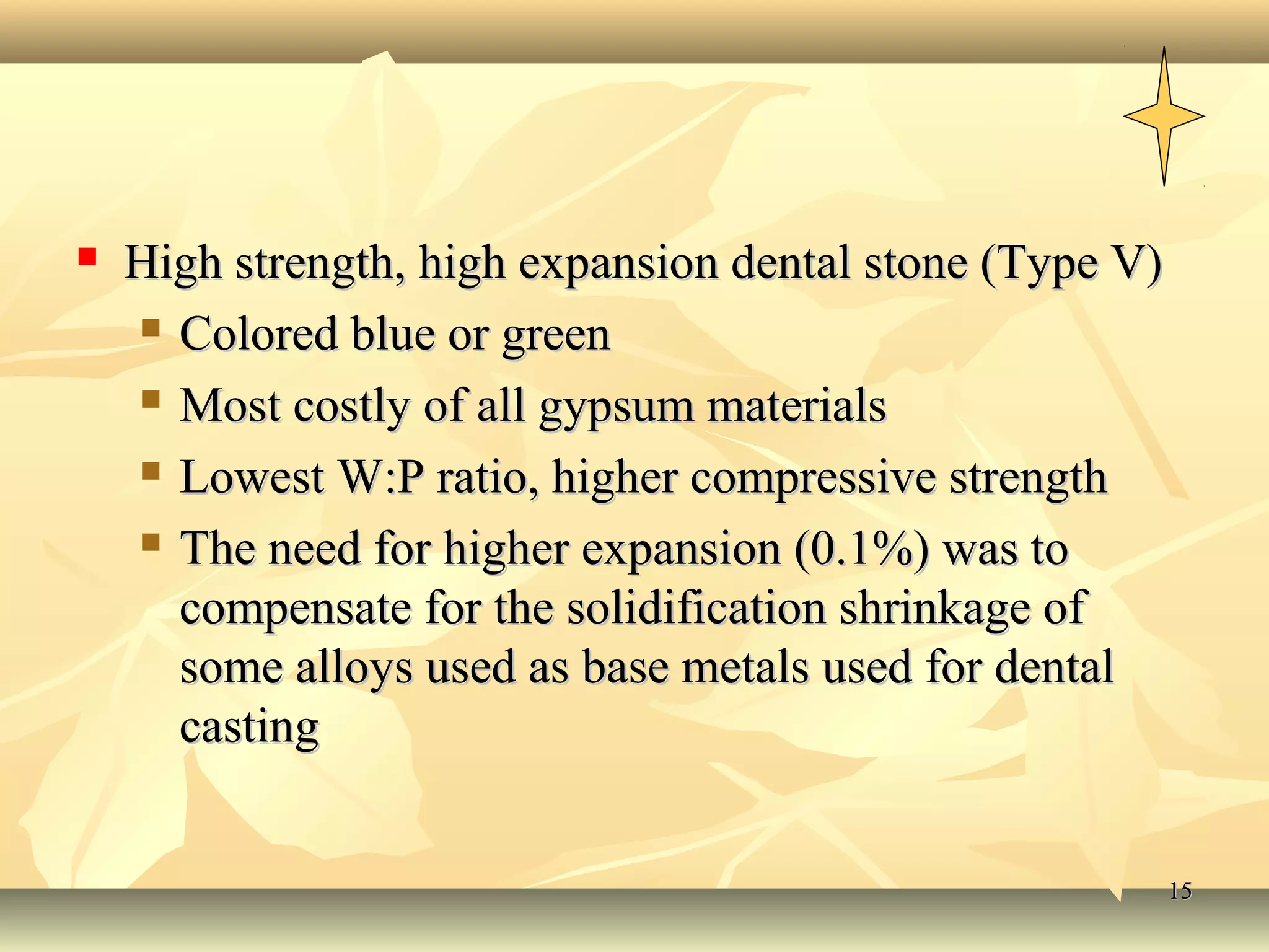 Classification of gypsum | PPT