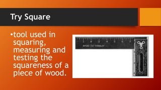 Classification of Hand Tools - PART 1 | PDF