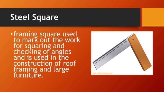 Classification of Hand Tools - PART 1 | PDF | Woodworking | Arts and Crafts