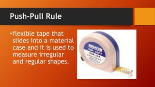 Classification of Hand Tools - PART 1 | PDF